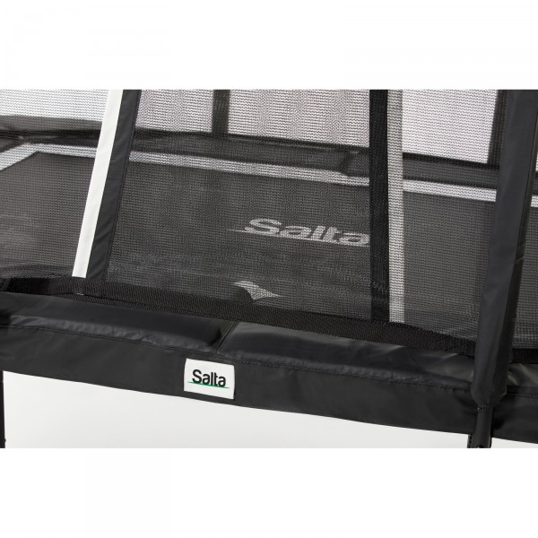 Salta Premium Black Rectangular Garden Trampoline - Fitshop