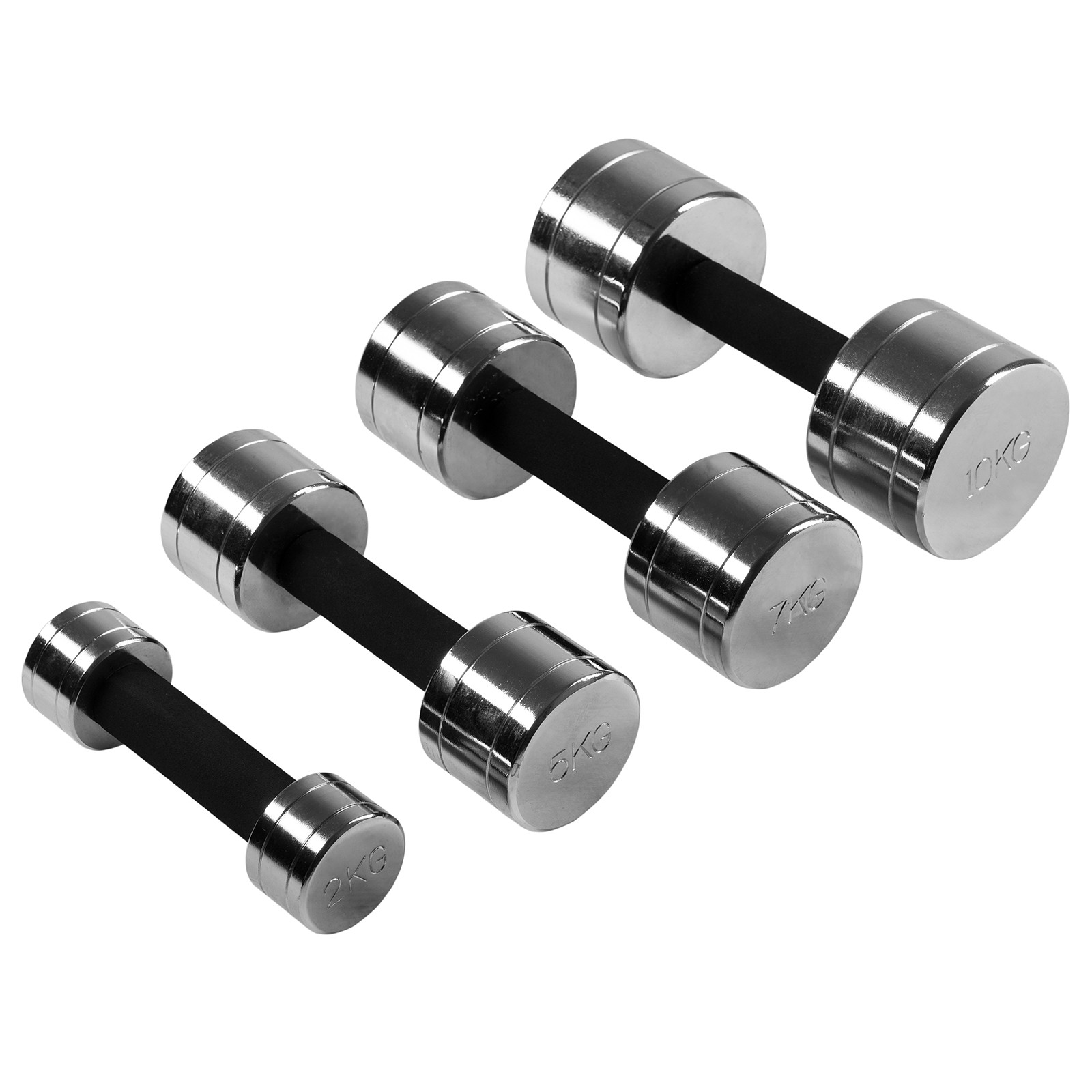 Chrome Dumbbells Taurus Fitness